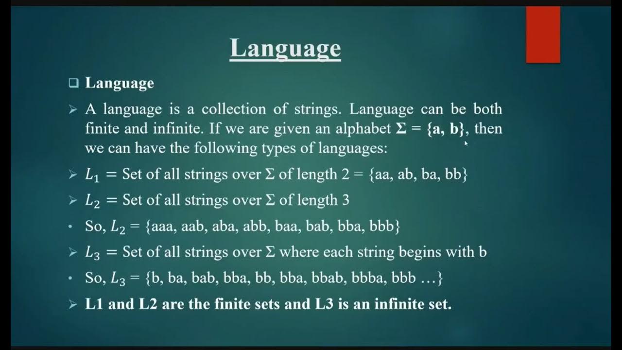 What Is Language In Theory Of Computation In Bangla Youtube