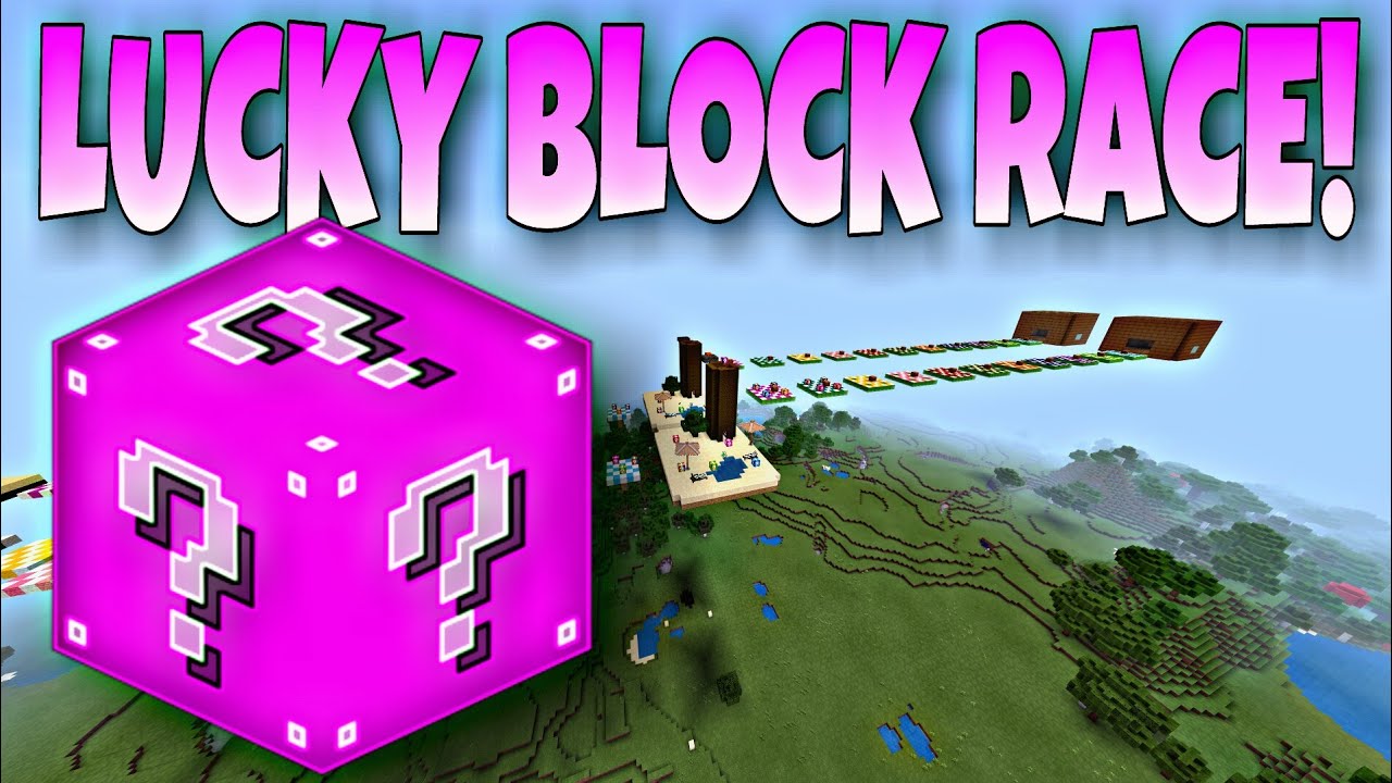 Minecraft: SUMMER LUCKY BLOCK RACE - Lucky Block Mini-Game - YouTube
