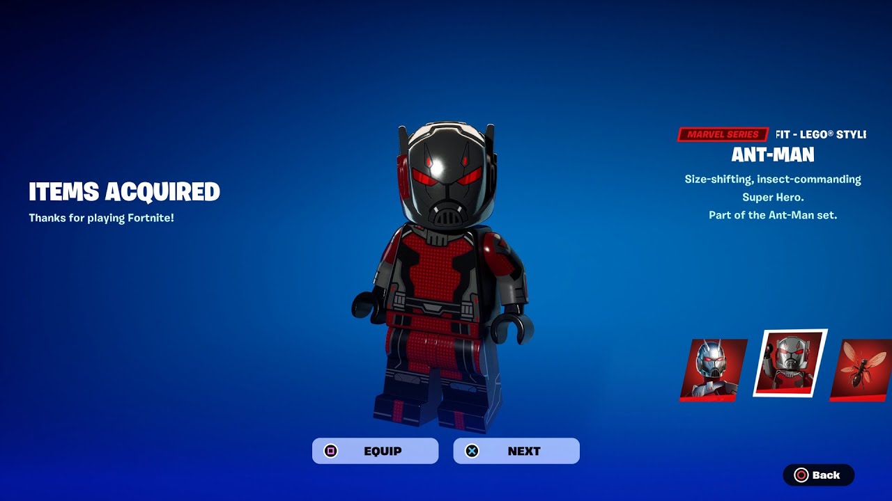 How To Get Ant Man Skin NOW FREE In Fortnite (Unlock LEGO Ant Man Skin ...