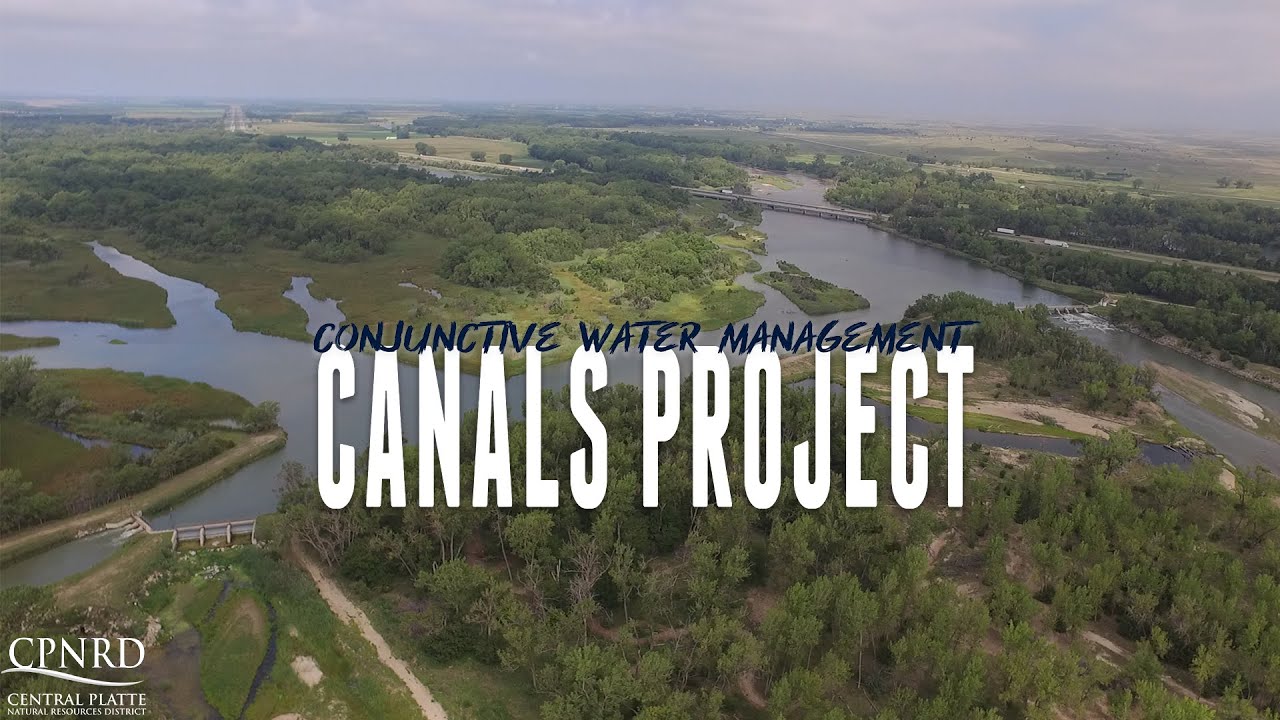 Conjunctive Water Management: CPNRD Canals Project - YouTube