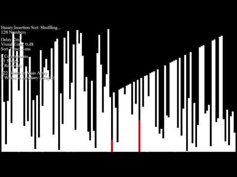 Binary Insertion Sort - YouTube