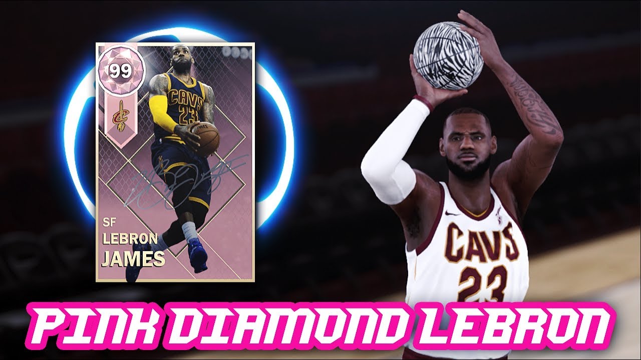 NBA 2K18 PINK DIAMOND 99 OVERALL LEBRON JAMES IS UNSTOPPABLE!! | THE ...