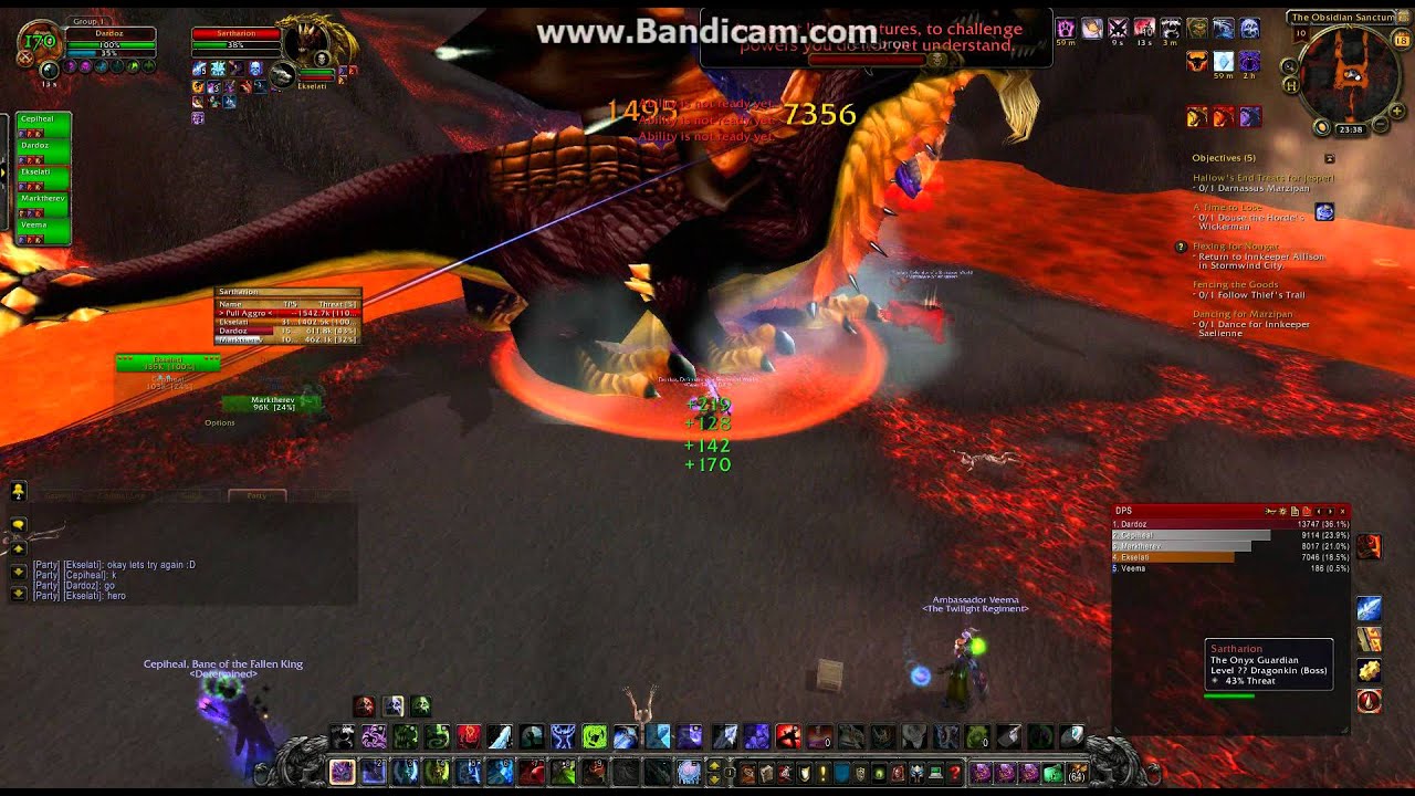 World of Warcraft Sartharion ( Mount drop) HD - YouTube