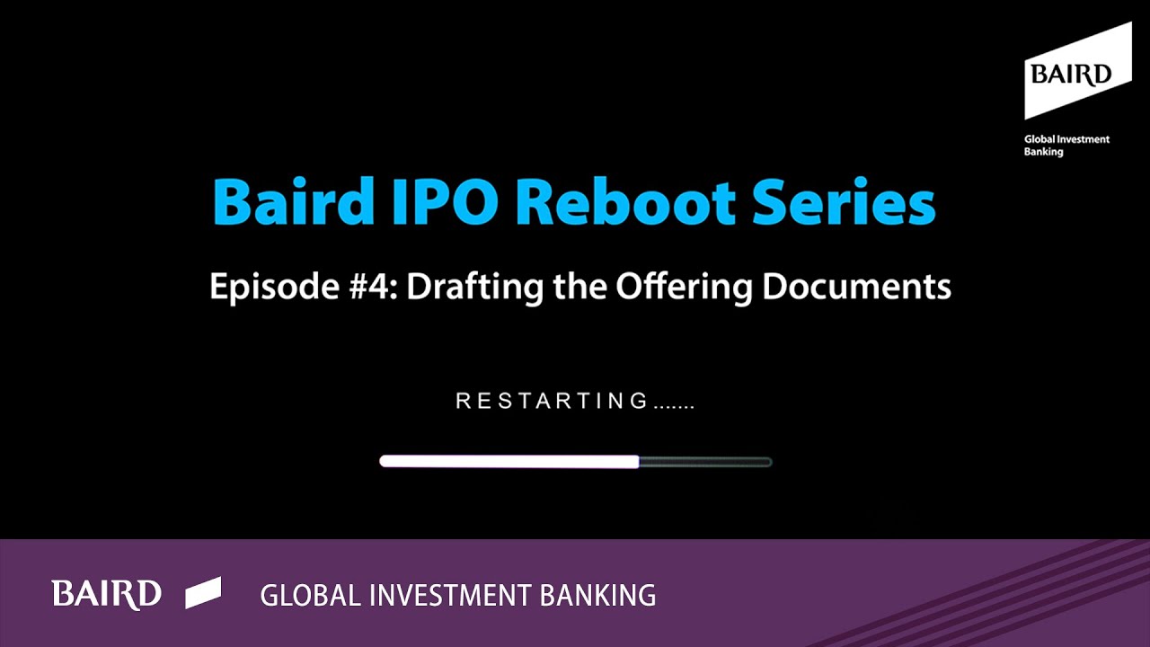 What to Know About Drafting a Form S-1 and Other IPO Documents | IPO ...