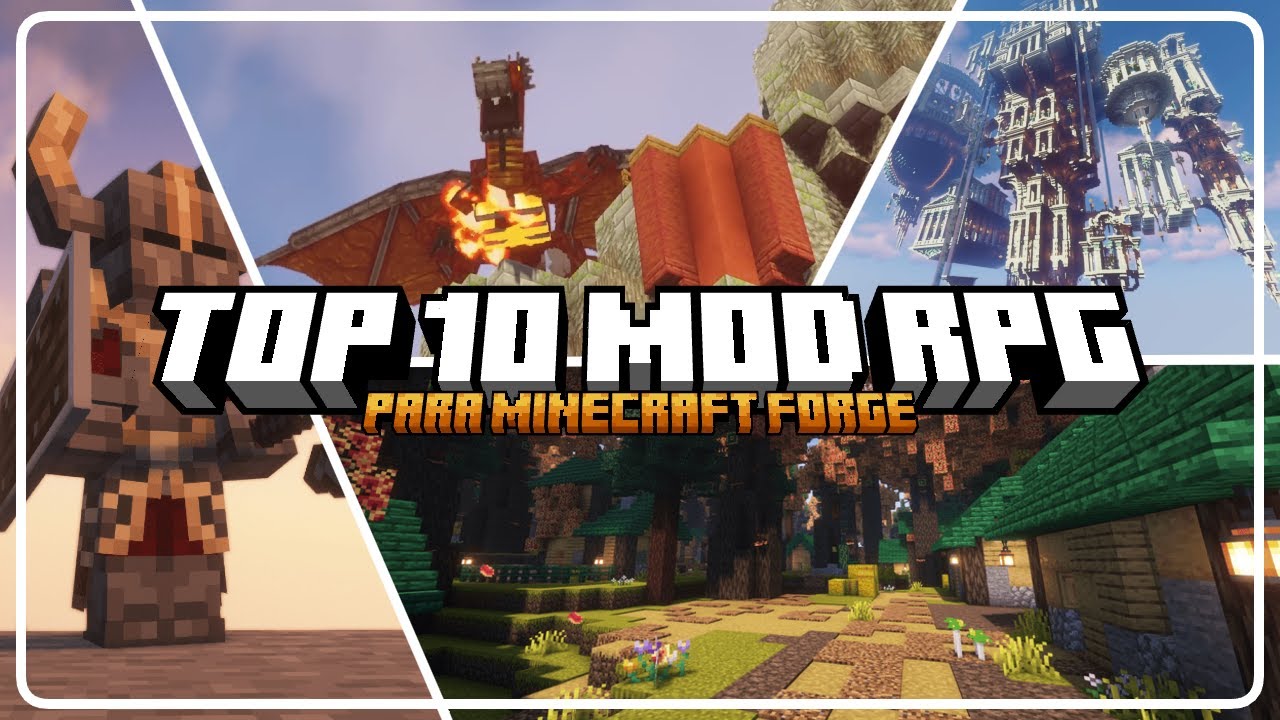 Top 10 Mods RPG Para Minecraft - YouTube