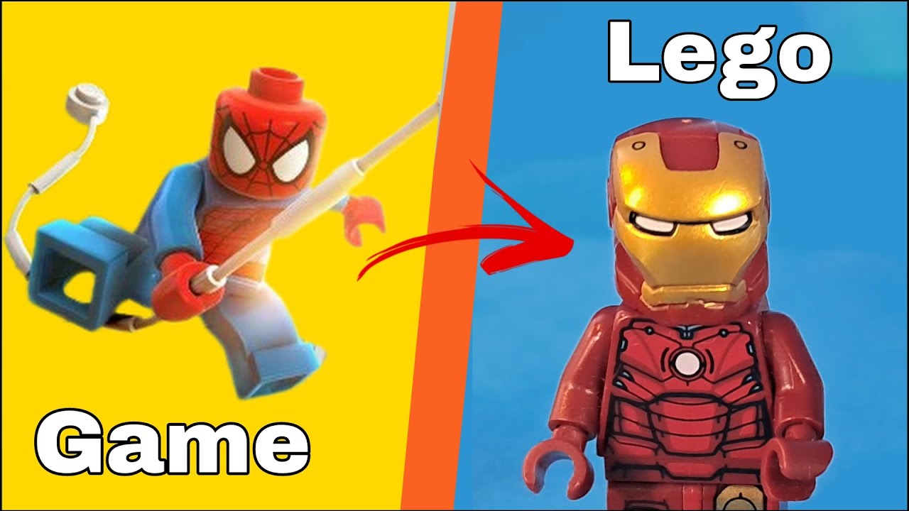 I made LEGO GAMES in REAL LIFE - YouTube