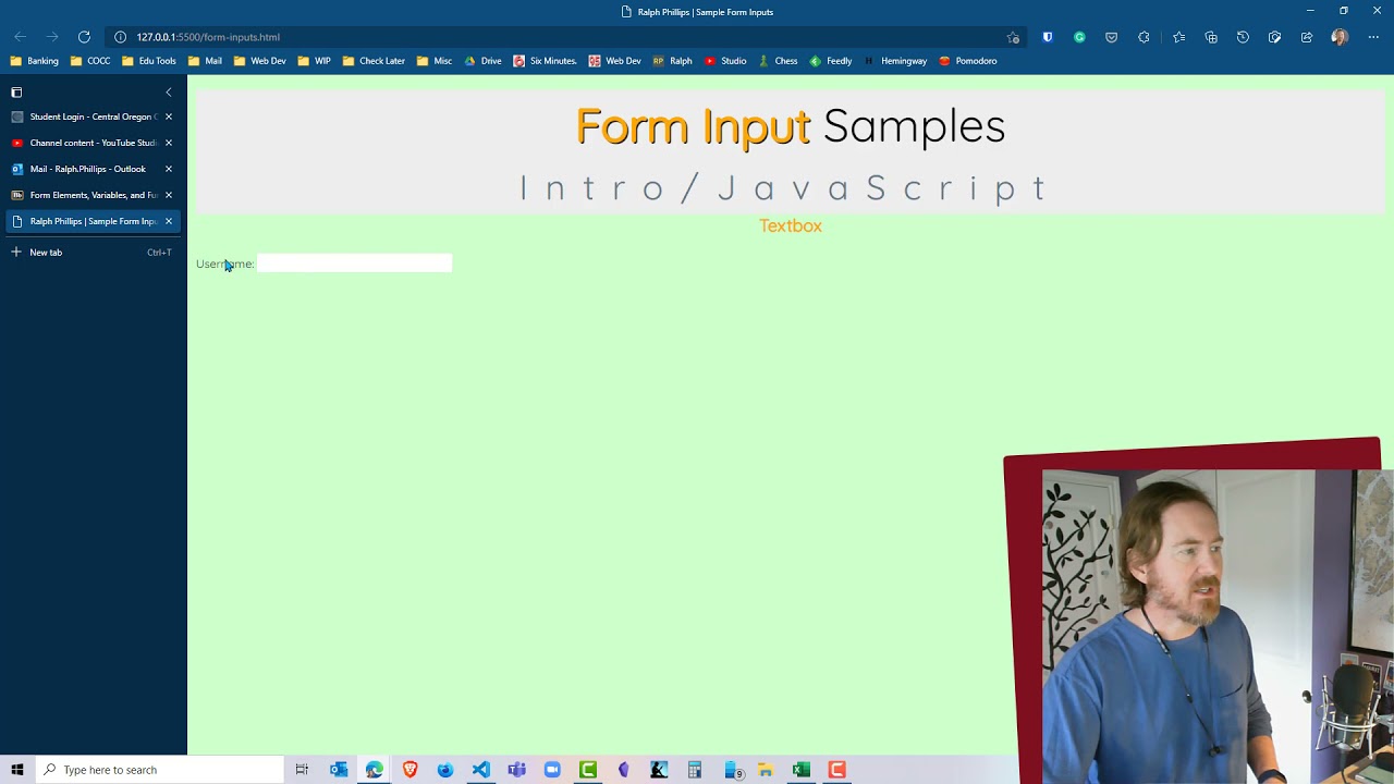 Creating A Textbox Form Input Control Youtube 8253