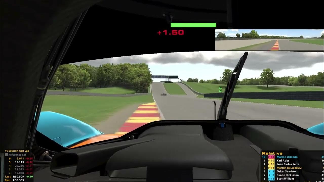 Copy of Iracing European Sprint pure driving school practice and race RACE 12 - YouTube