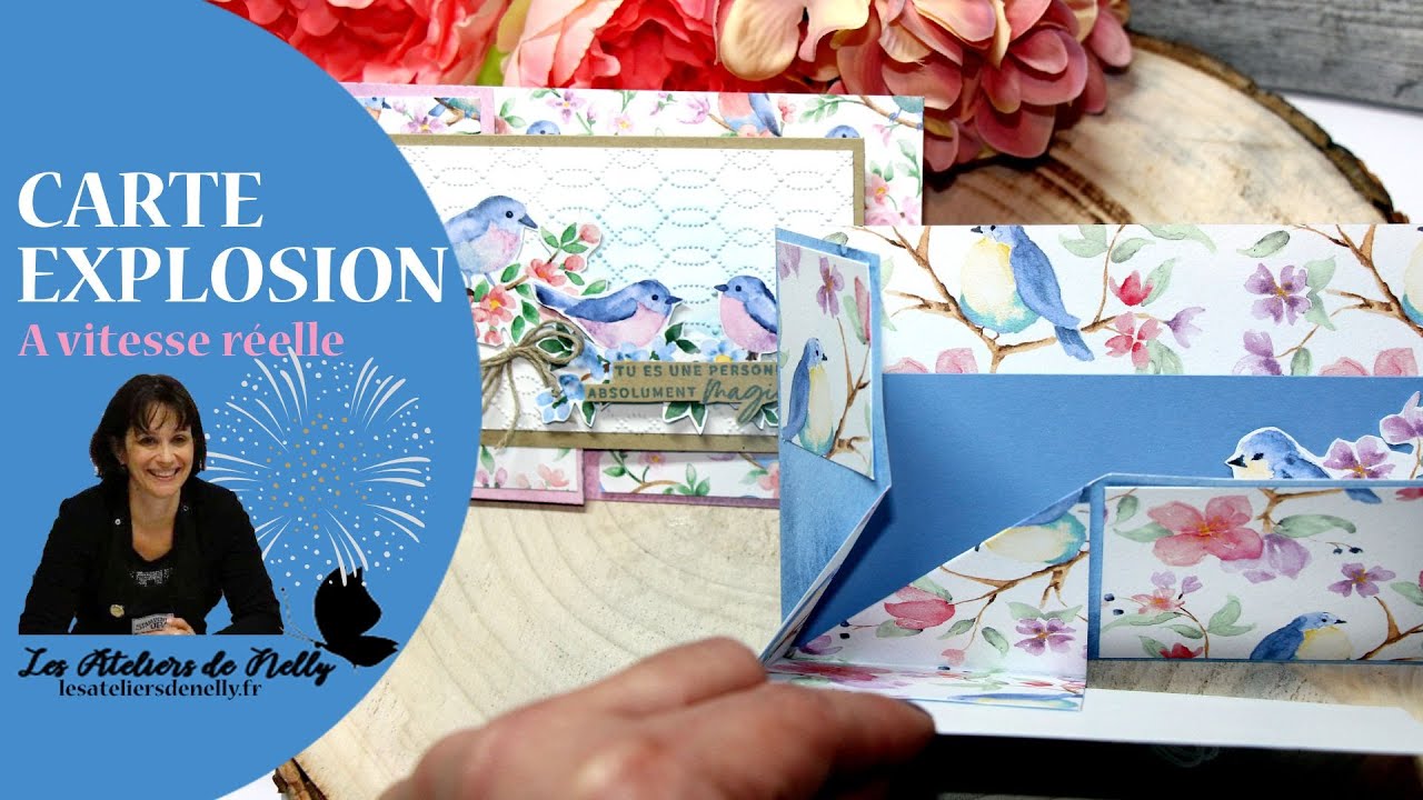 Carte explosion - Tuto à vitesse réelle - YouTube