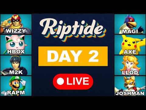 Riptide 2026 | Day 2/3 | Smash Melee Singles Pools + Top 16