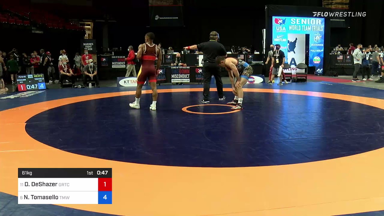 61 Kg Rnd Of 16 - Daniel DeShazer, Gopher Wrestling Club - RTC Vs ...