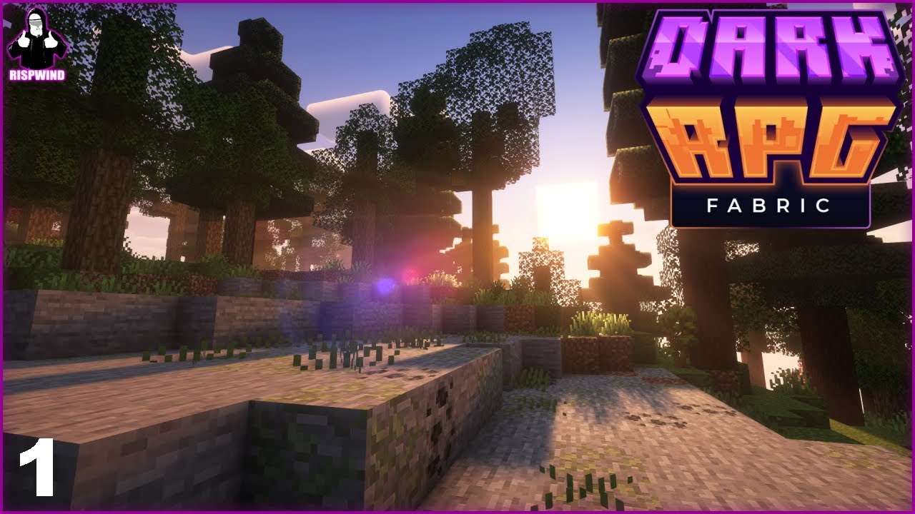 The First Day & Charged Creepers | 1 | DarkRPG Minecraft Modpack - YouTube