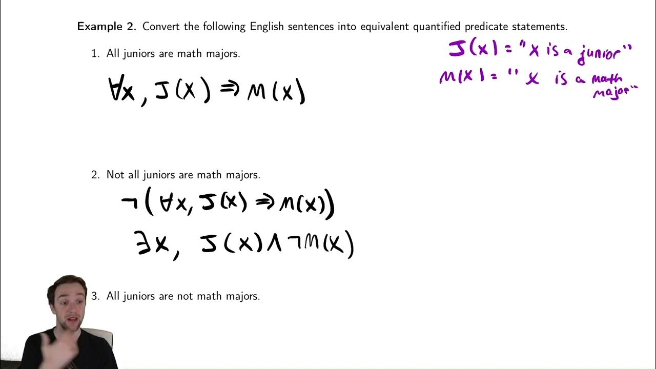 Predicate Logic 3 - Understanding the Nuances of Similar Quantified Statements - YouTube