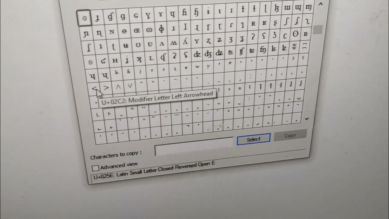 how to select and copy symbols from character map - YouTube