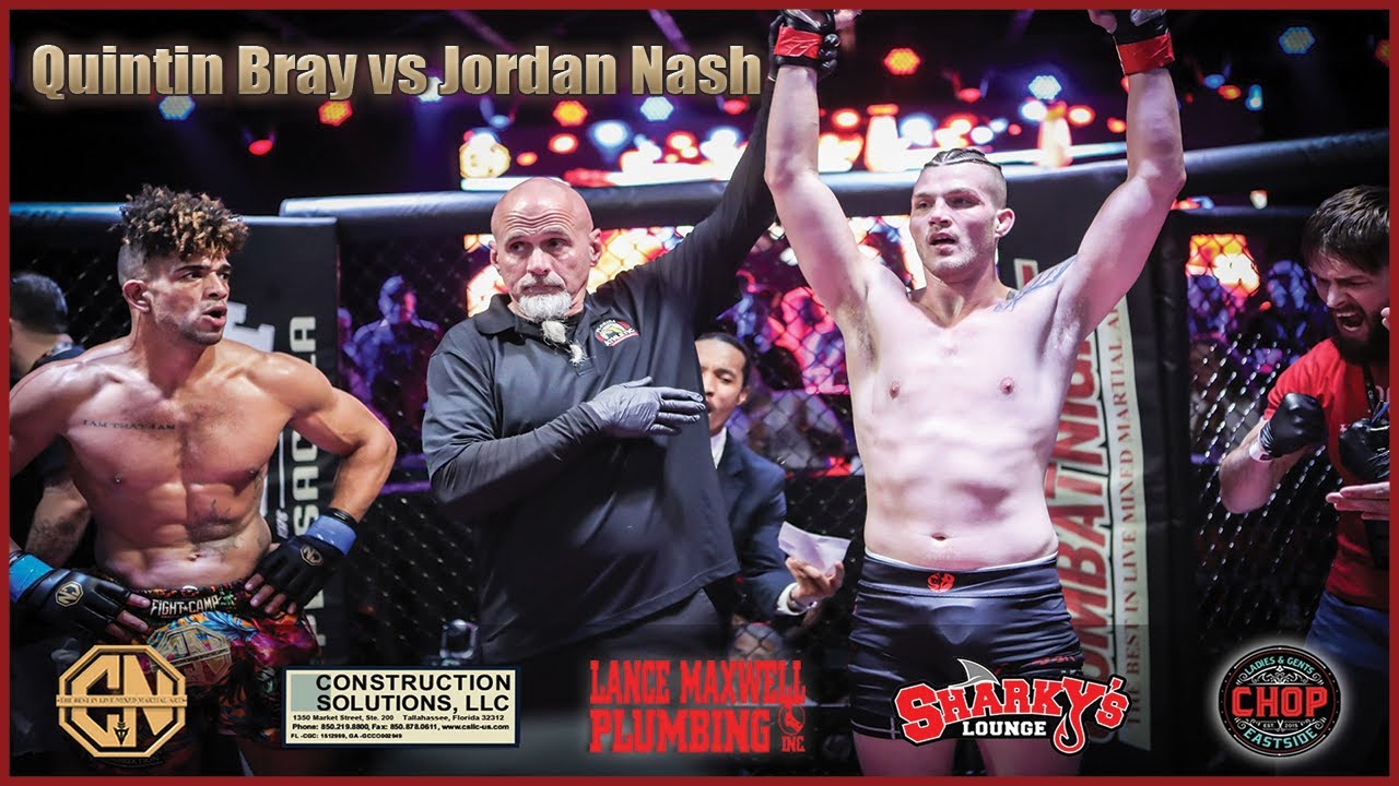 Combat Night Pro 33 - Tallahassee - Quintin Bray vs Jordan Nash - YouTube