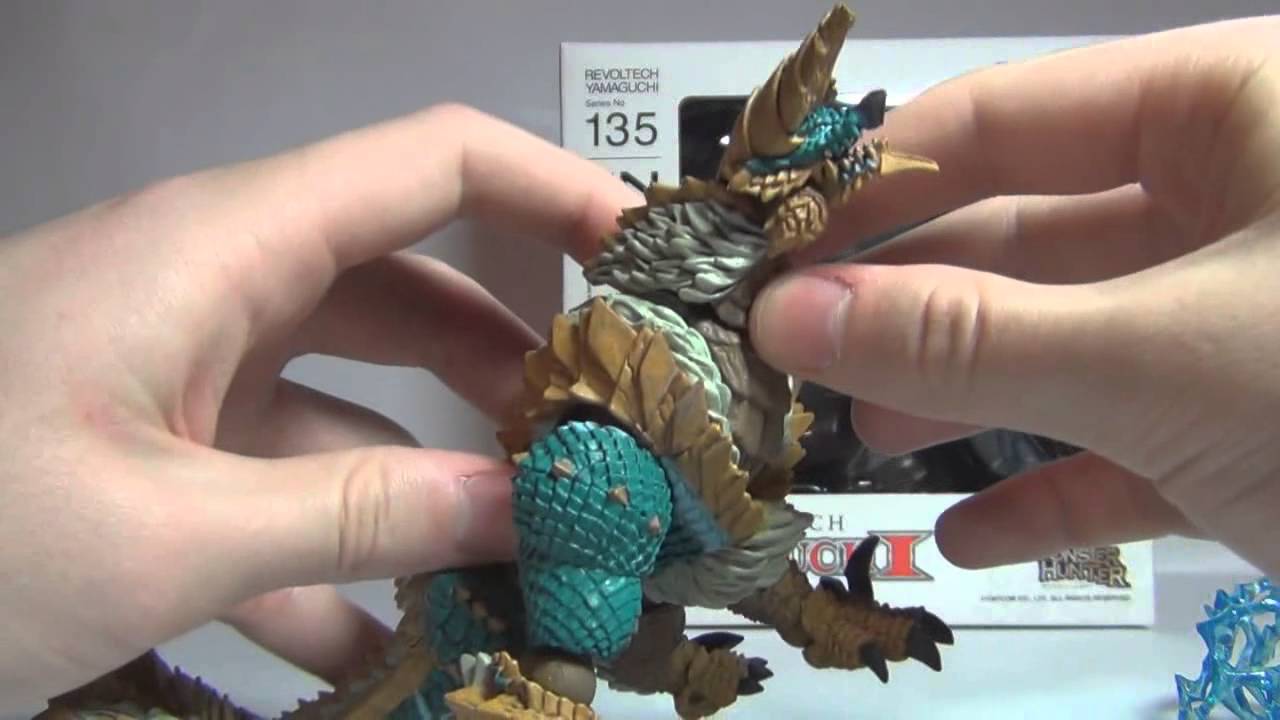 Figure Reviews- Zinogre Revoltech from Monster Hunter - YouTube
