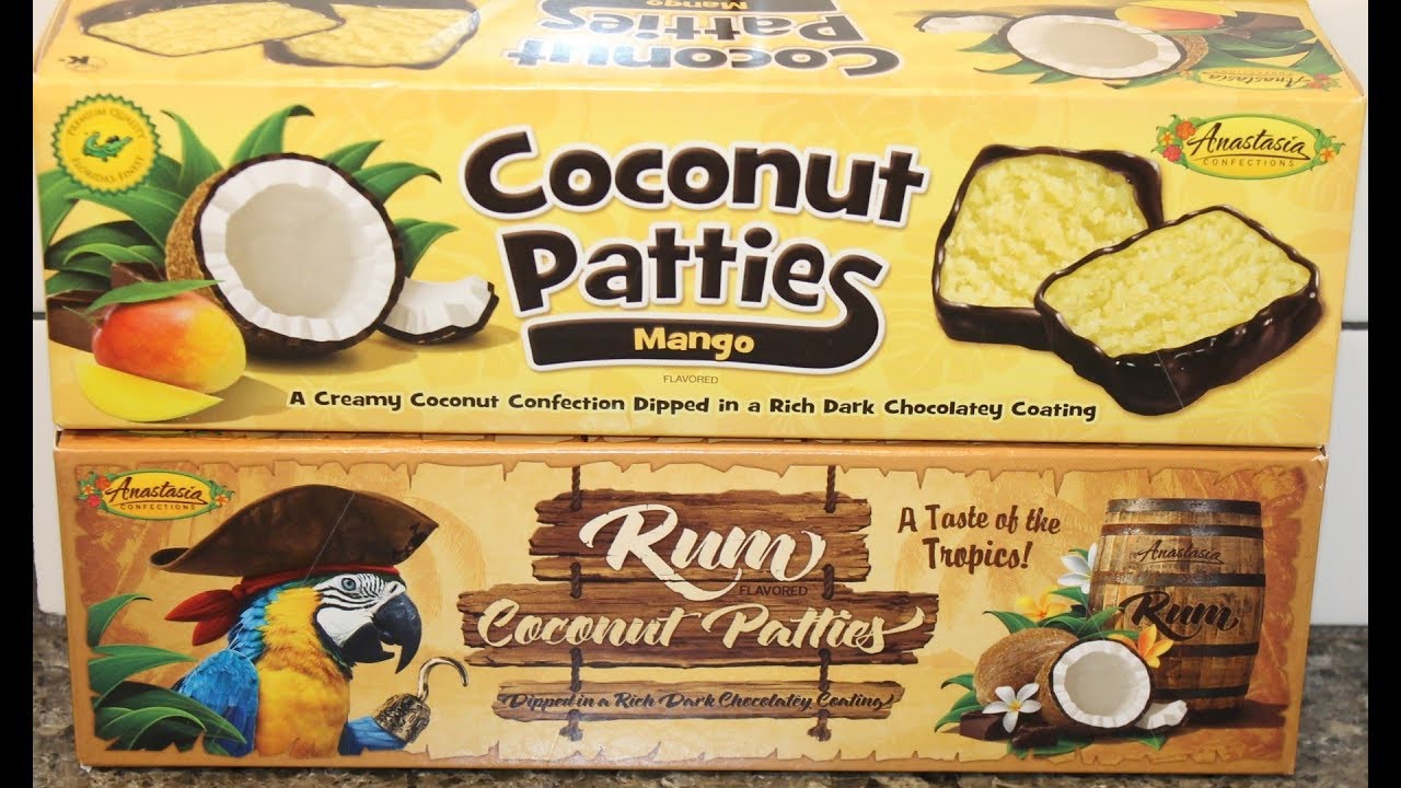 Anastasia Confections Coconut Patties: Mango and Rum Review - YouTube