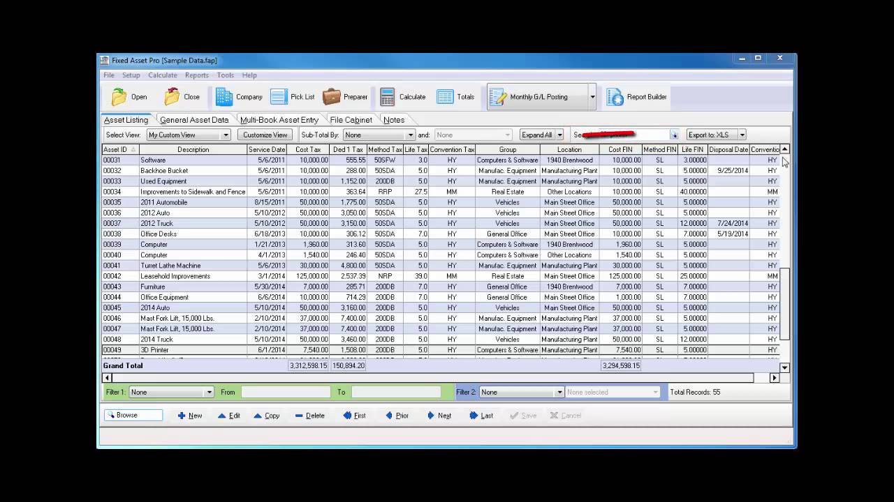 Flex View Training for Fixed Asset Pro - YouTube