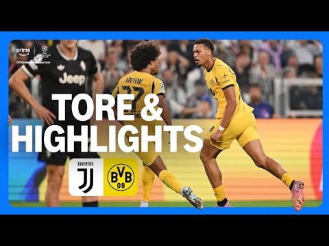 UEFA Champions League Ligaphase Juventus vs Borussia Dortmund 4-4 | Highlights und Tore