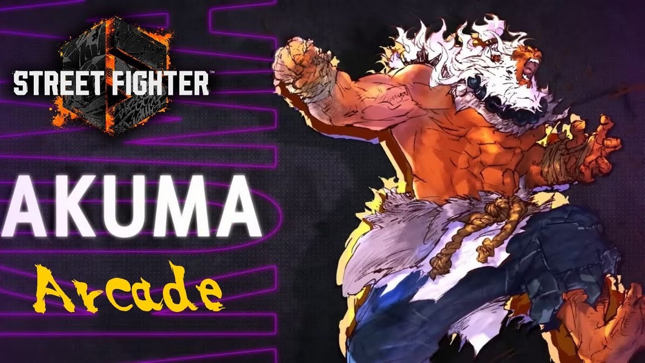 Street Fighter 6 (PS5) Akuma Arcade - YouTube
