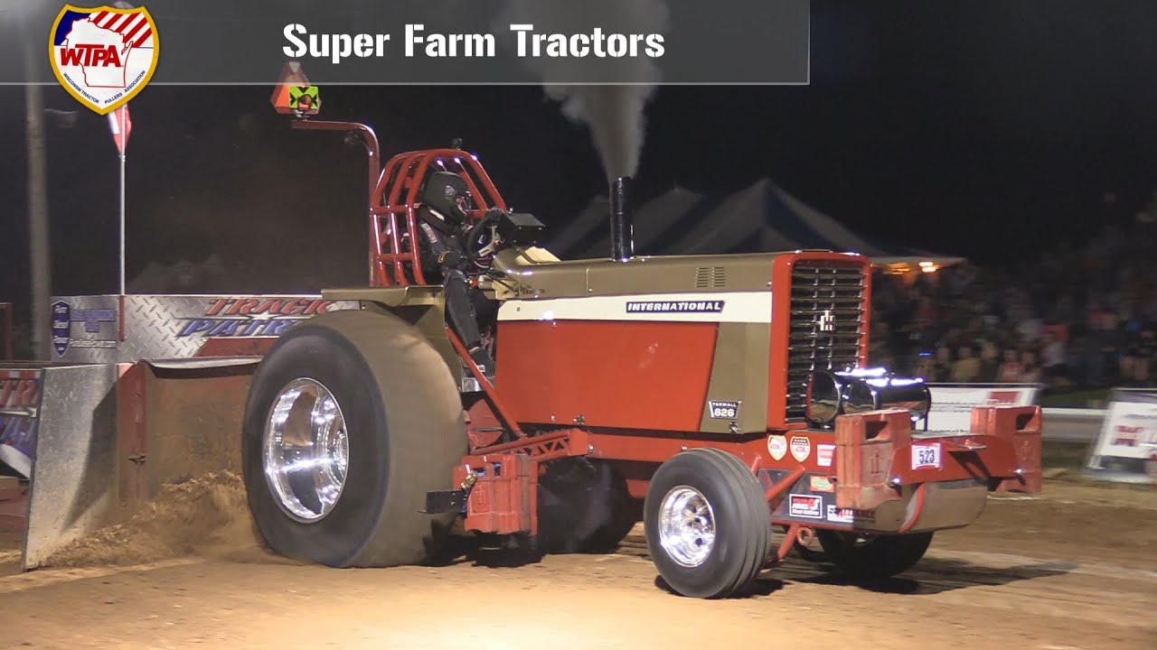 Super Farm Tractors Pulling at Colby, WI - August 17th, 2019 - YouTube