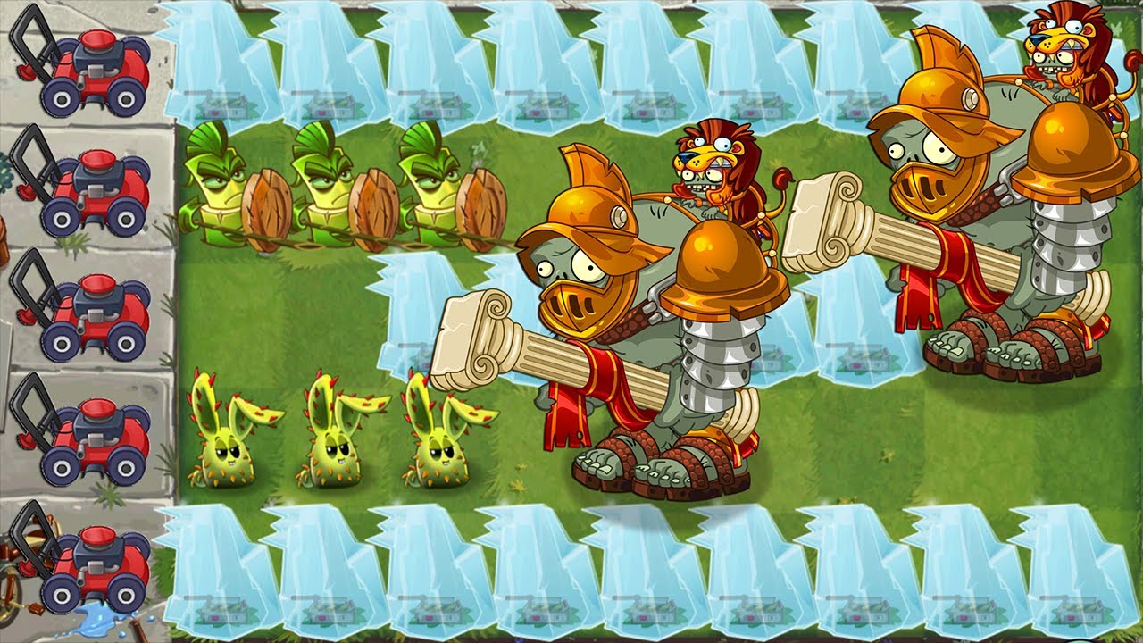 Hoa quả nổi giận 2 - Bamboo Spartan vs Bun Chi - Pvz2 Gargantuar Zombie ...