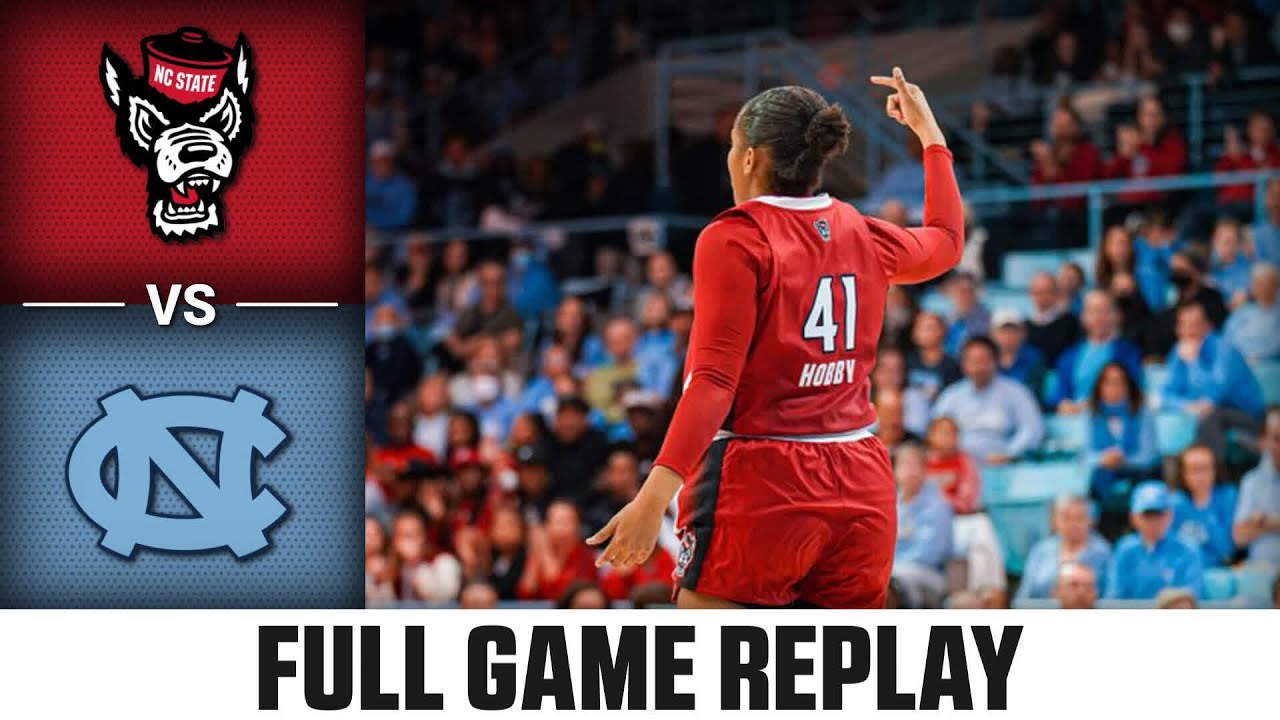 NC State vs. North Carolina Full Game Replay | 2022-23 ACC Women’s Basketball - YouTube