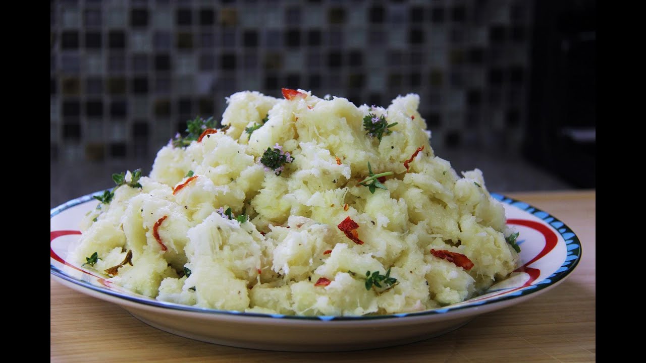 Buttered Cassava (manioc, yuca) | CaribbeanPot.com - YouTube