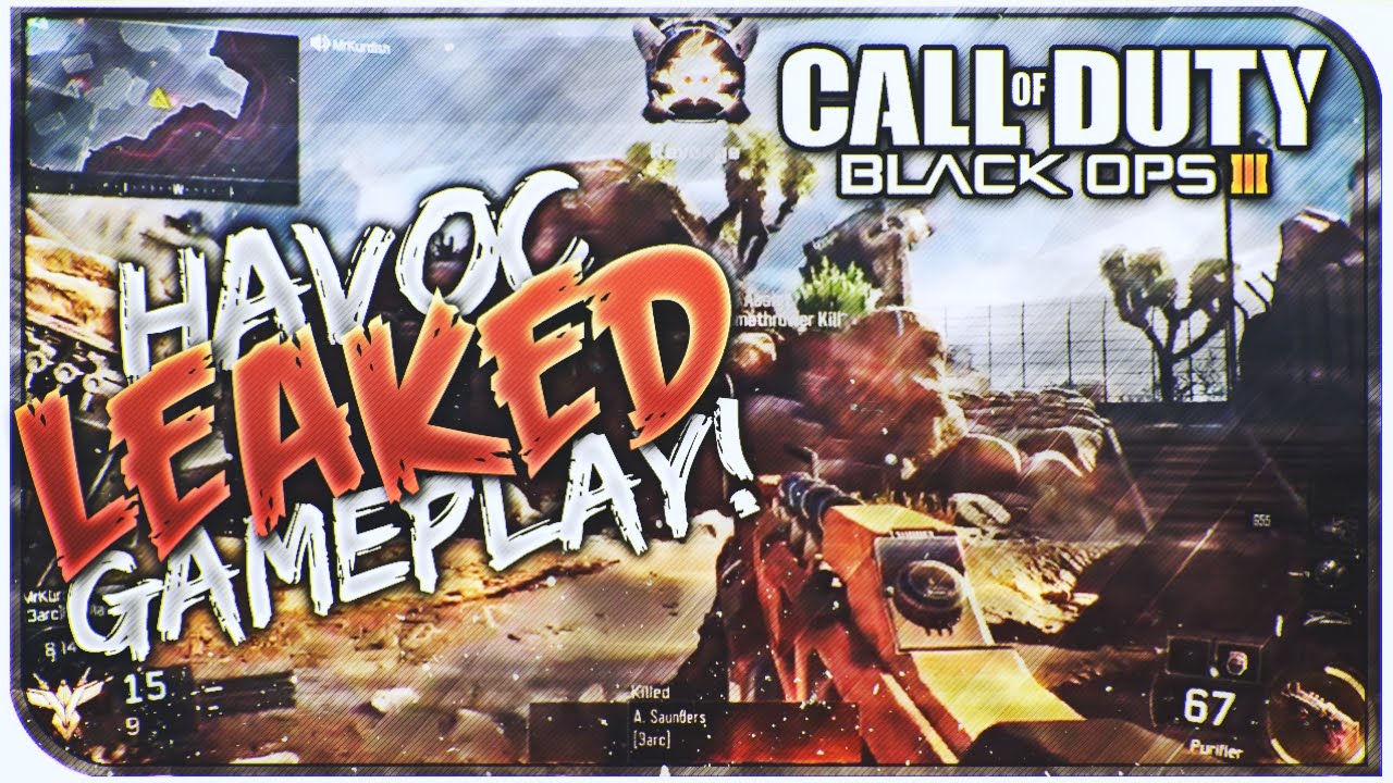 BLACK OPS 3 NEW MAP GAMEPLAY LEAKED!! - HAVOC MULTIPLAYER MAP ...