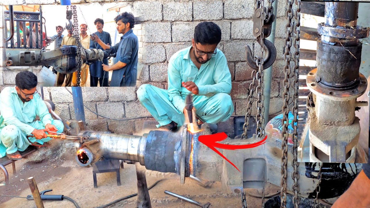 How To Repair Broken wheel hub in ¹j |Repairing Broken Rear wheel hub ...