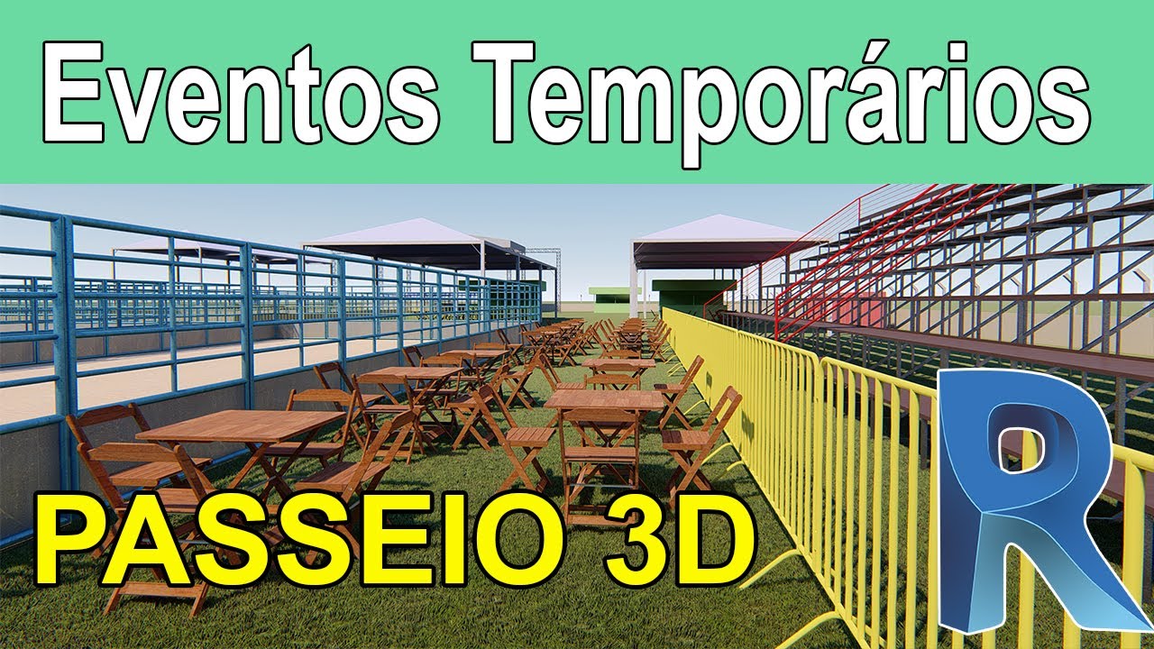 PASSEIO 3D EM EDIFICAÇÃO FEITA NO TEMPLATE DE EVENTOS TEMPORÁRIOS - YouTube