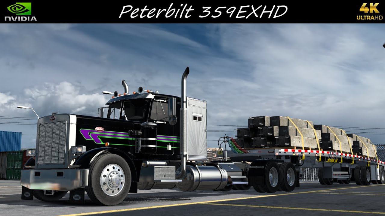 *Peterbilt 359EXHD* Footings Hauled Raton to Dalhart *JBX2/TAA Graphics ...