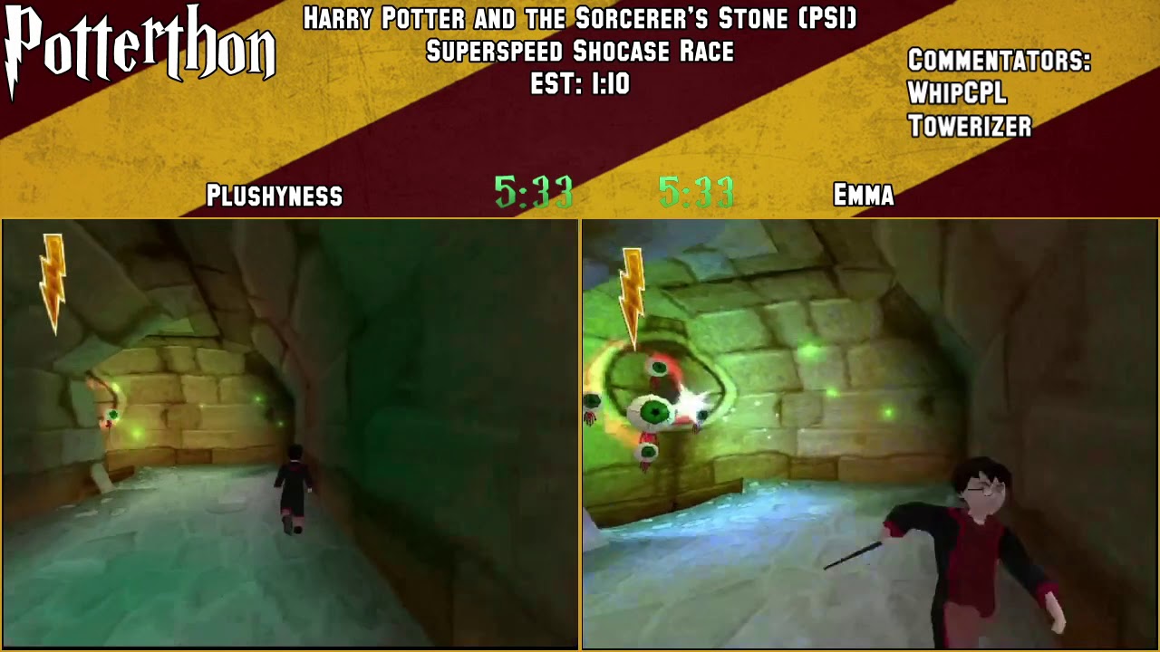 HP1 PS1 Superspeed Showcase Race - YouTube