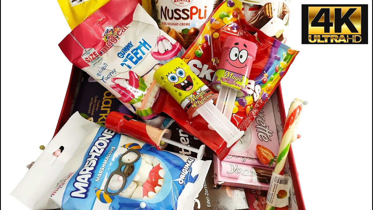 Satisfying Candy Video | Collection Sweets and Chocolate box ASMR - YouTube