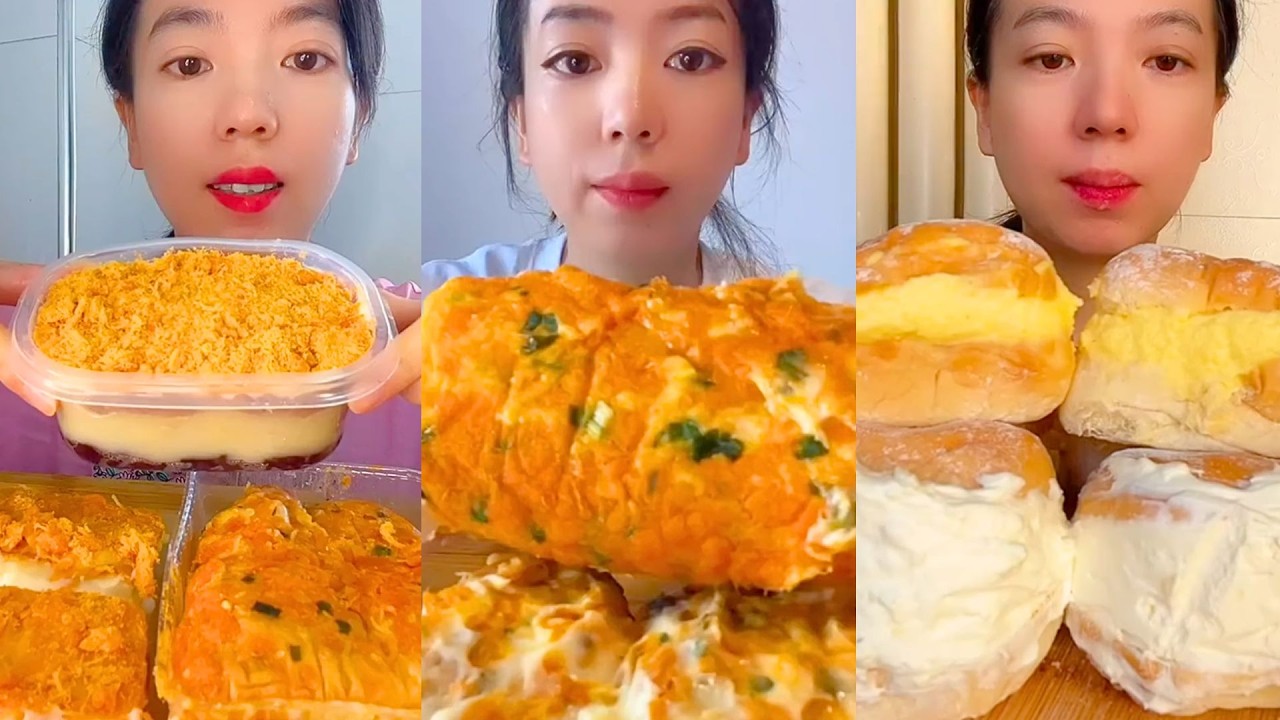 Traditional Chinese Homemade Food Eating Show | Buns Noodles & Desserts ...