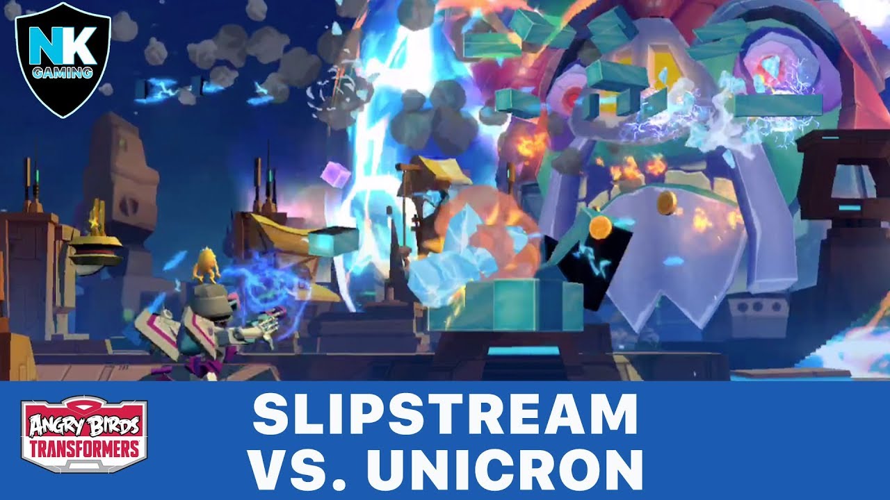 Angry Birds Transformers - Slipstream vs. Unicron - YouTube