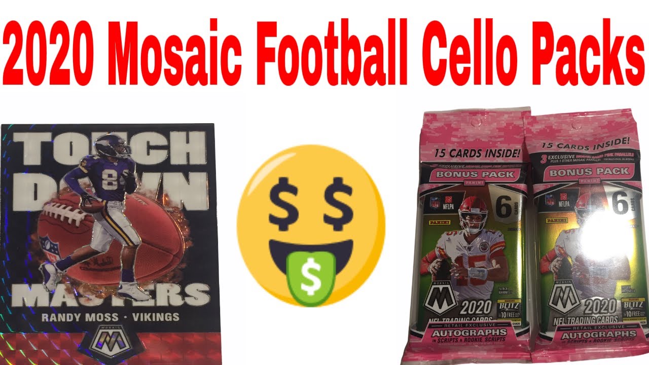 Fat packs of 2020 mosaic football/sweet rookie pull - YouTube
