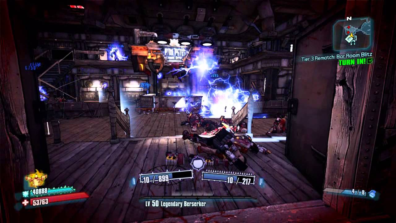 BL2 Homing Storm Front Gernade+Bar room blitz farming - YouTube
