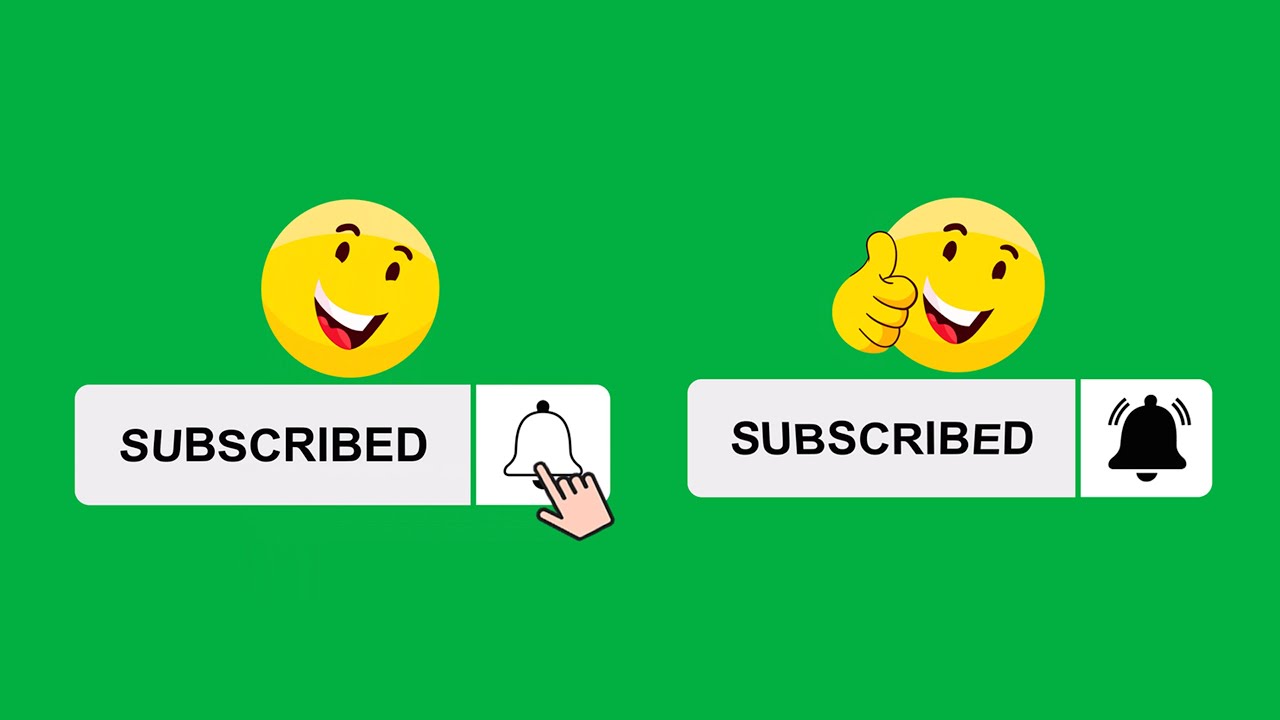 green screen subscribe button | green screen effects | subscribe ...