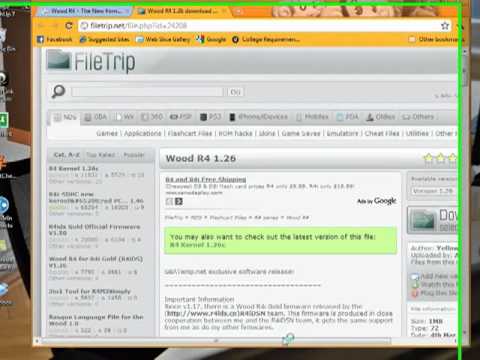 How to update R4 Wood and Fix Pokemon Black & White USA - YouTube