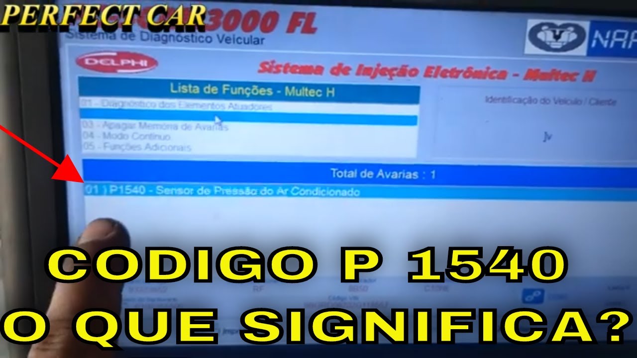 CARLOS - CODIGO DE FALHA P1540 O QUE SIGNIFICA. LINHA GM - YouTube