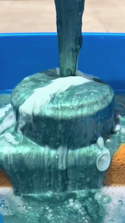 🎶 Oddly Satisfying Sponge Squeezing Asmr Colorful Cleantok Sponge Squeezes Asmr Sponge