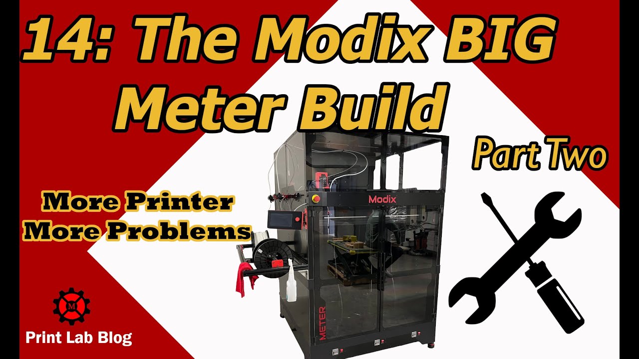 Ep. 14 | Modix BIG-Meter 3D Printer | Large Scale Printing ...