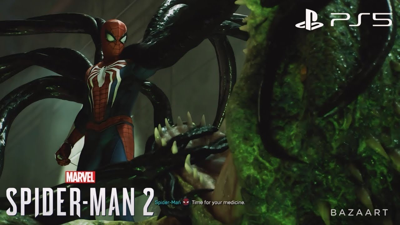Spider-Man vs The Lizard With PS4 Suit - Marvel's Spider-Man 2 (60FPS ...