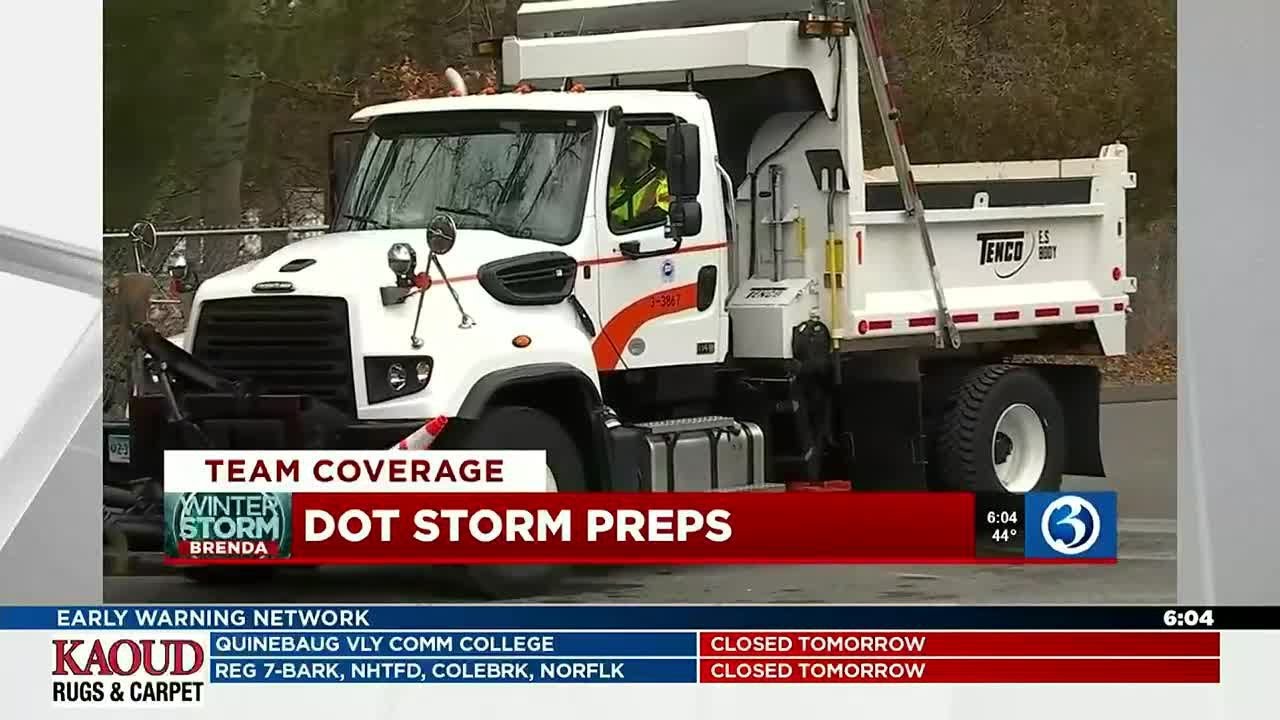 VIDEO: CT DOT getting ready for Winter Storm Brenda - YouTube