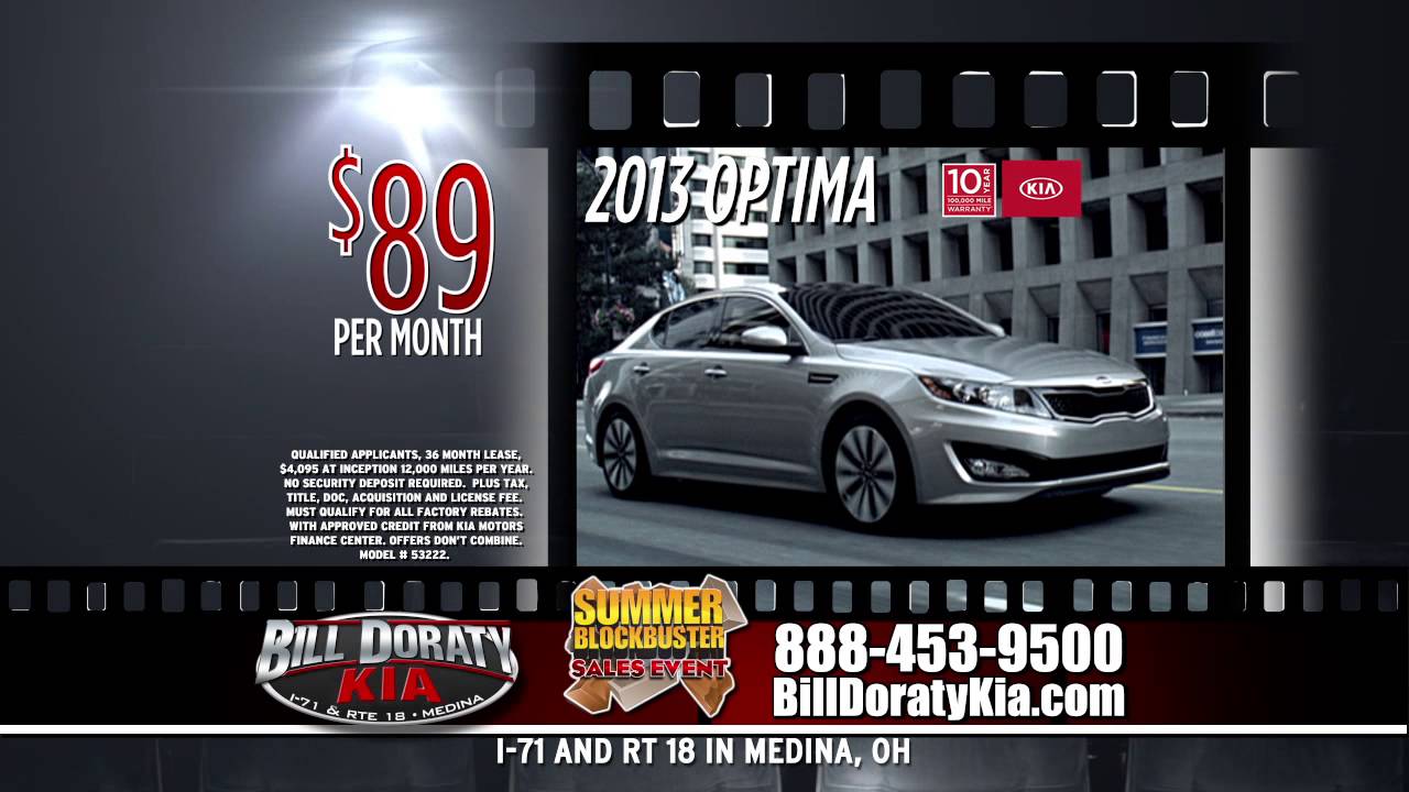 Bill Doraty Kia - Summer Blockbuster :30 - YouTube