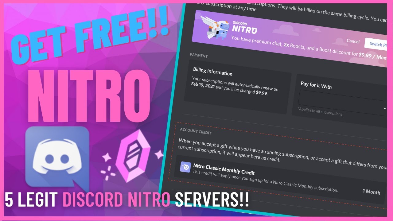 5 LEGIT NITRO servers for you! - YouTube