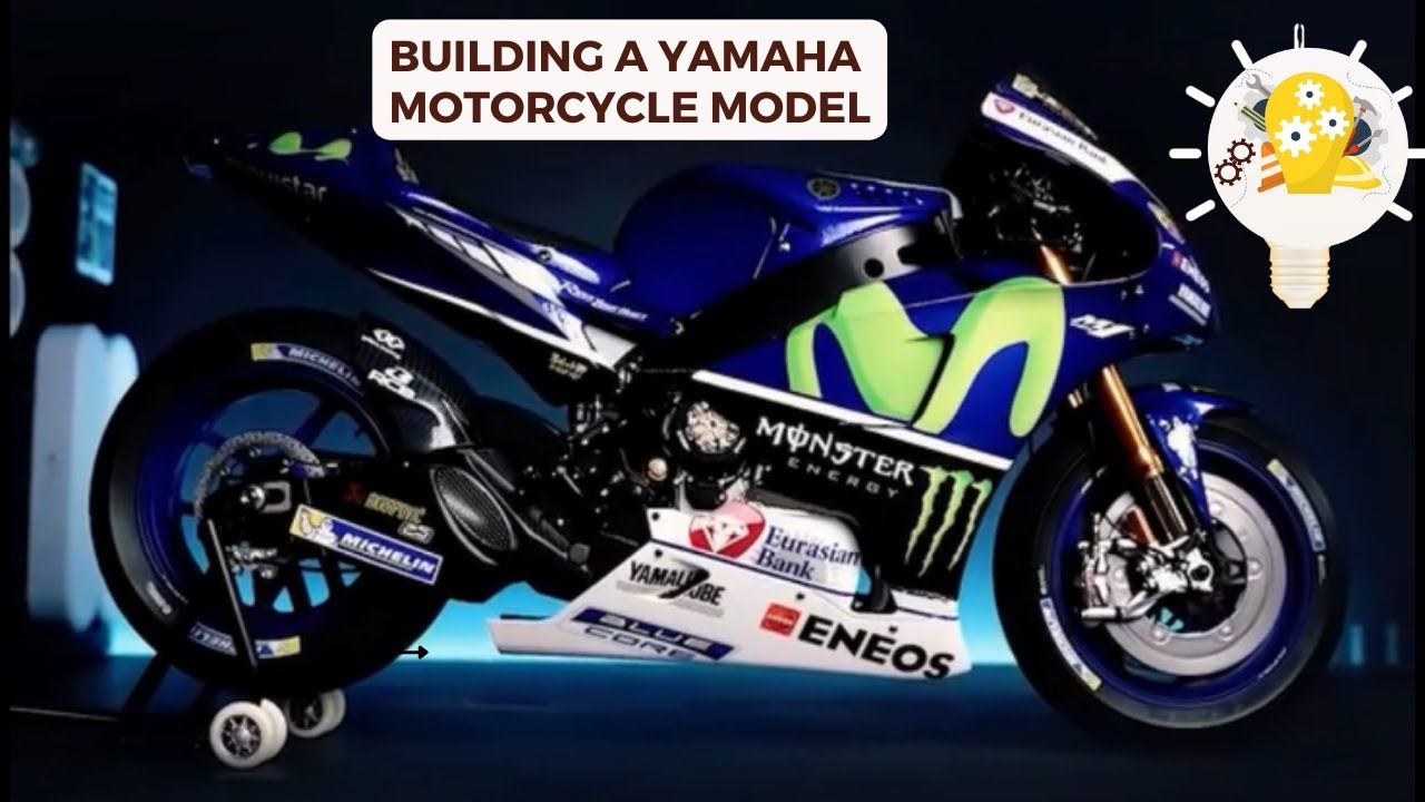 Building a Yamaha motorcycle model - YouTube