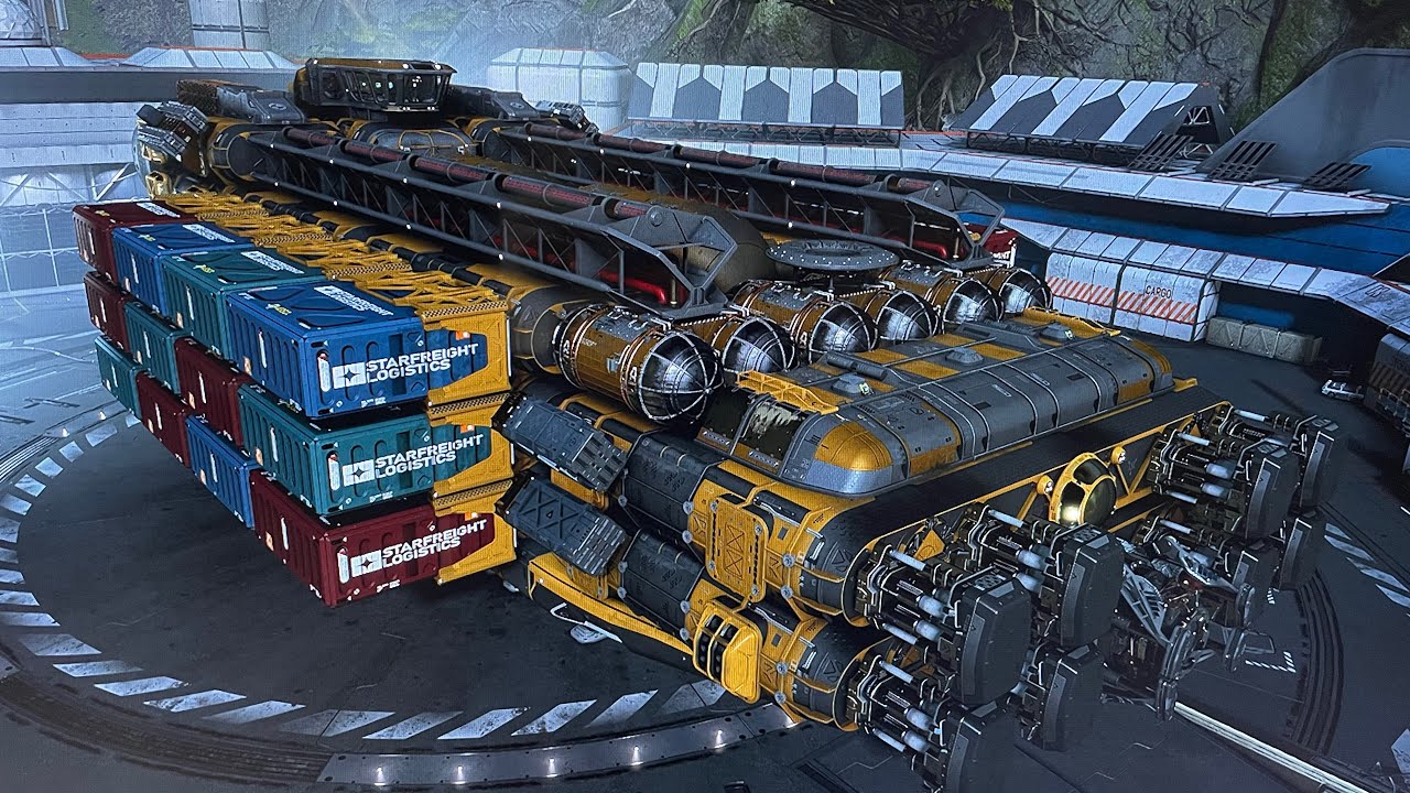 Starfield Ship Build - Nostromo Star Freighter - YouTube