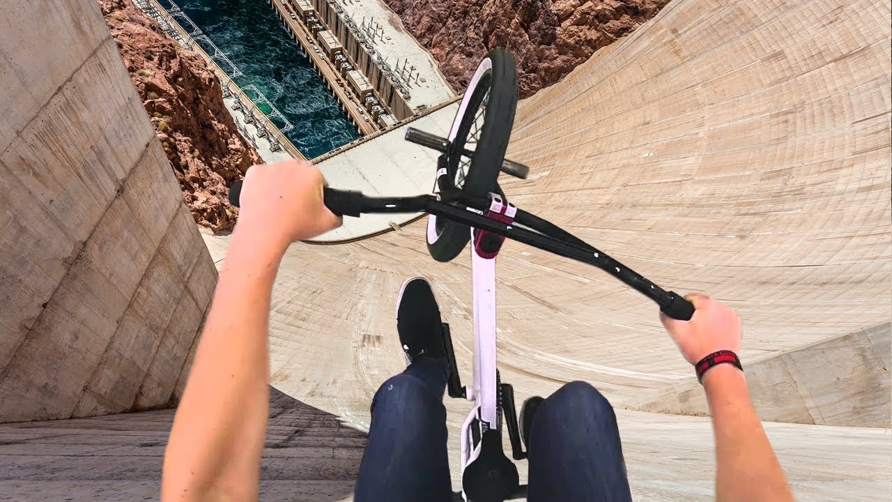 guy attempts crazy bike trick... - YouTube